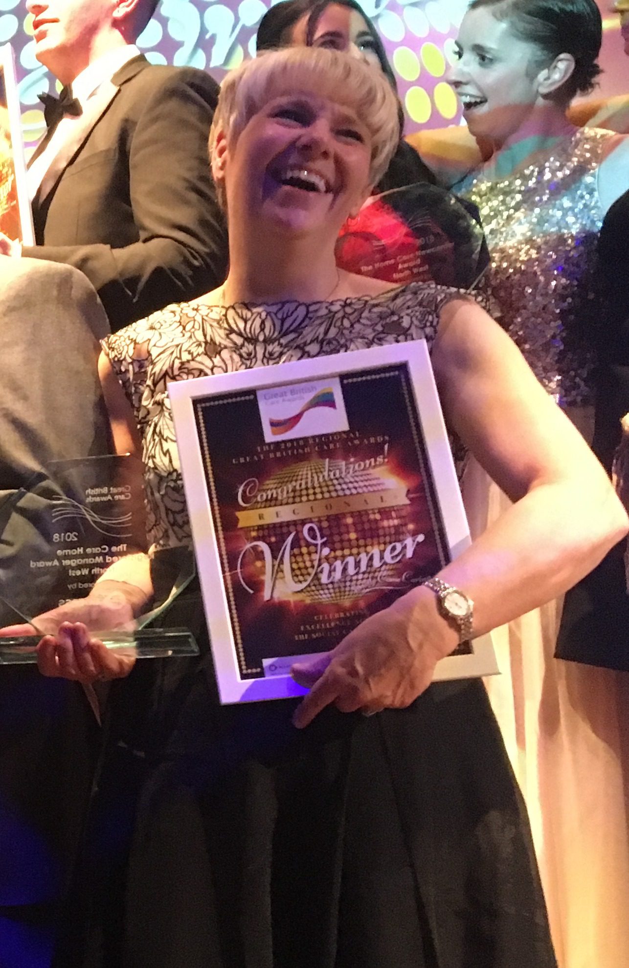 Julie on stage - Mary & Joseph HouseMary & Joseph House